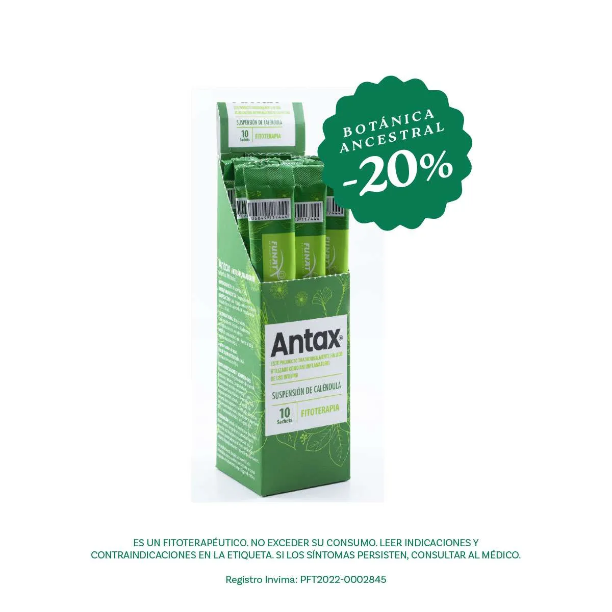 Antax Sachet Caja x 10 Unds - Funat